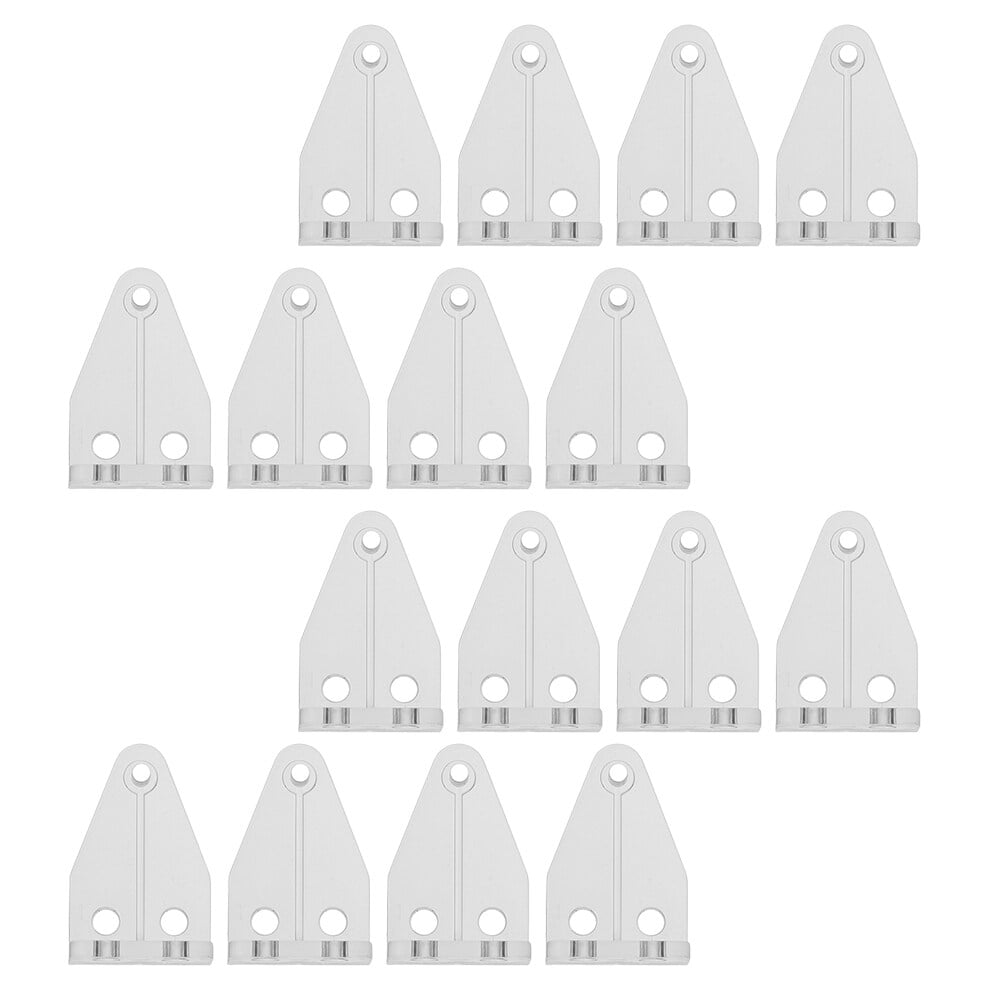 unbranded 16 Pcs Hook Roller Curtain Rings Blind Hold down Brackets ...