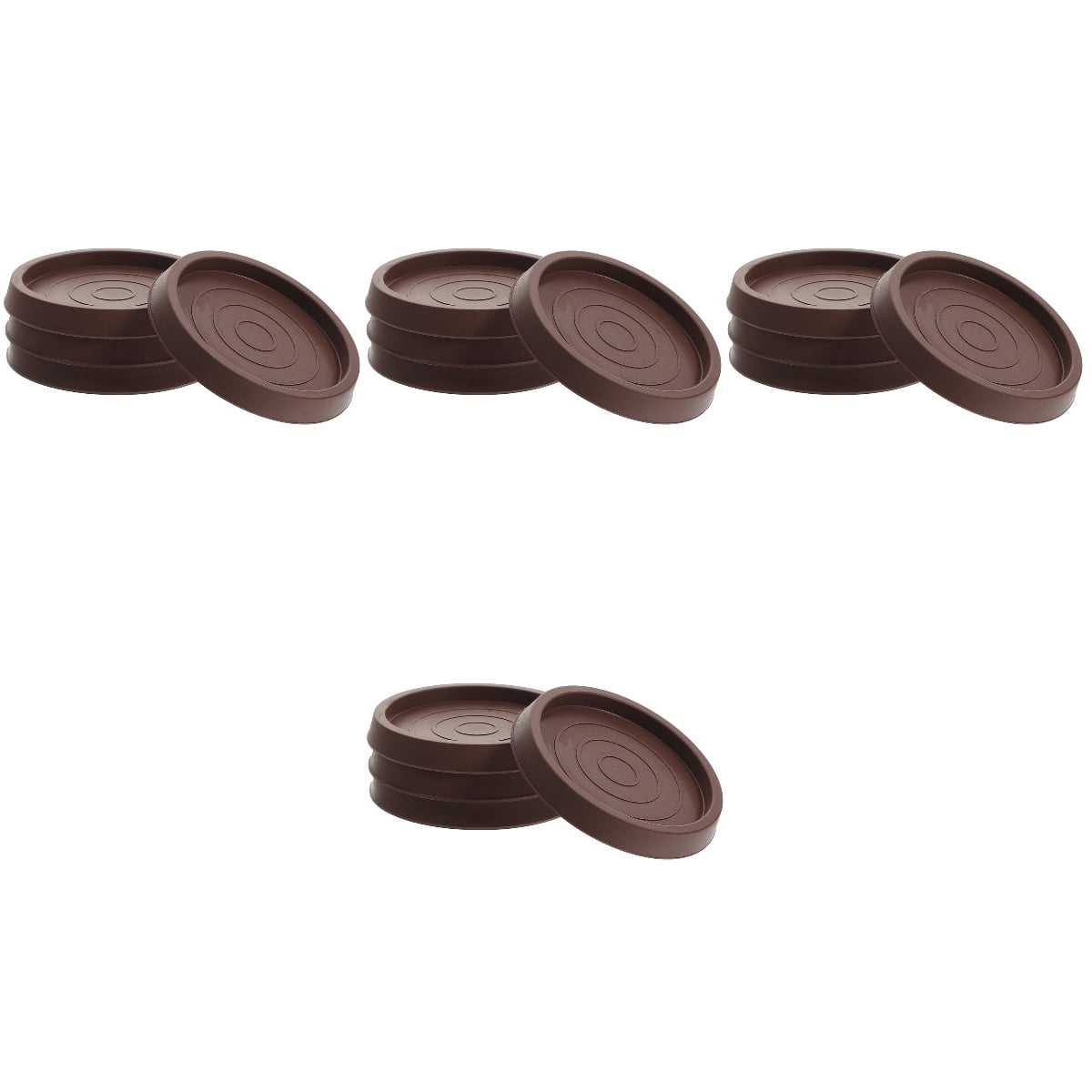 unbranded 16 Pcs Round Furniture Coasters Rubber Furniture Cups Rubber ...