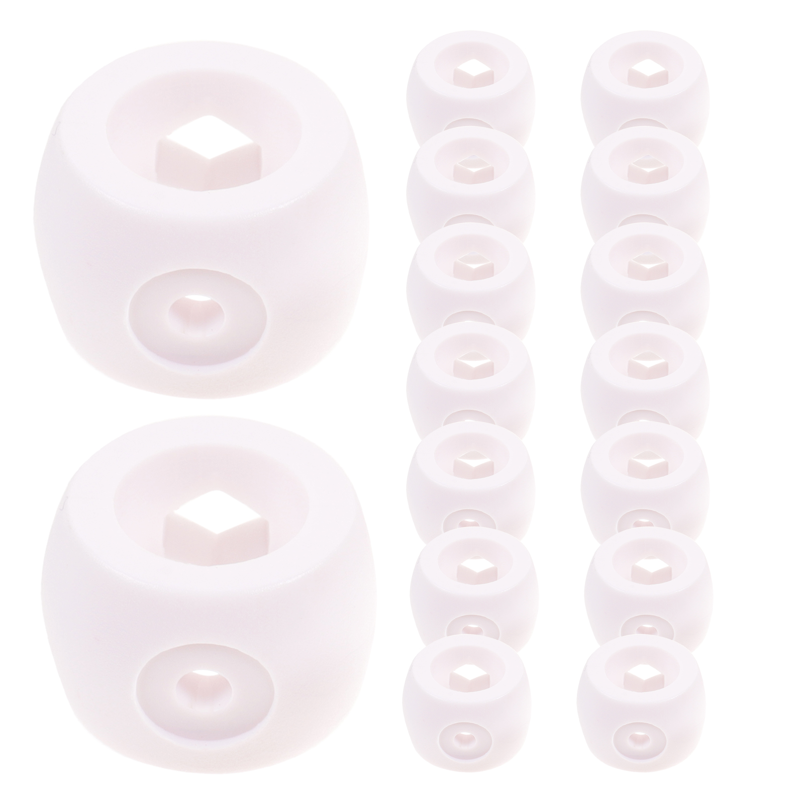 unbranded 16 Pcs Table Ring Foosball Tip Safety End Caps Pole Football ...