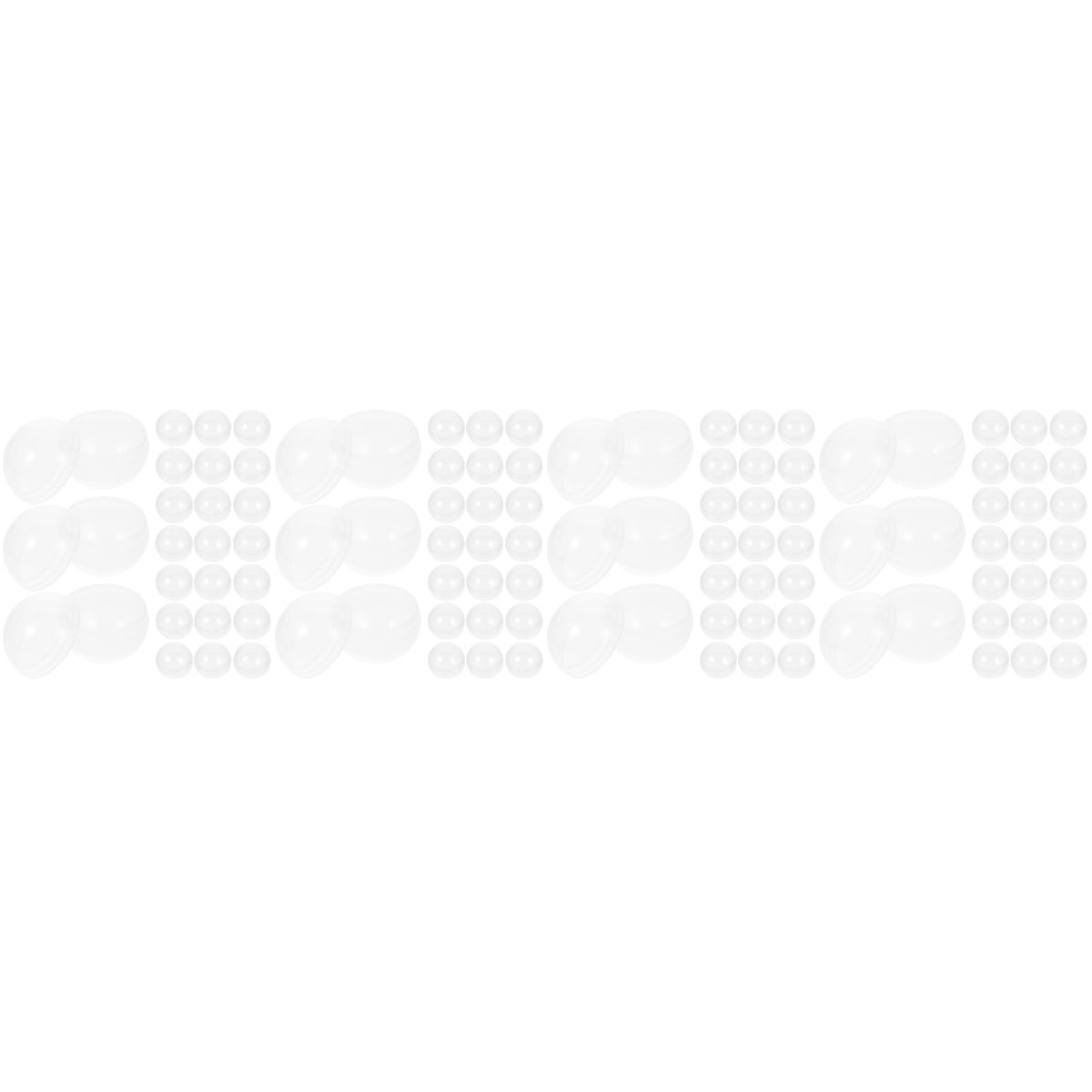 unbranded 160 pcs Round Fillable Balls Multi-function Plastic Balls ...