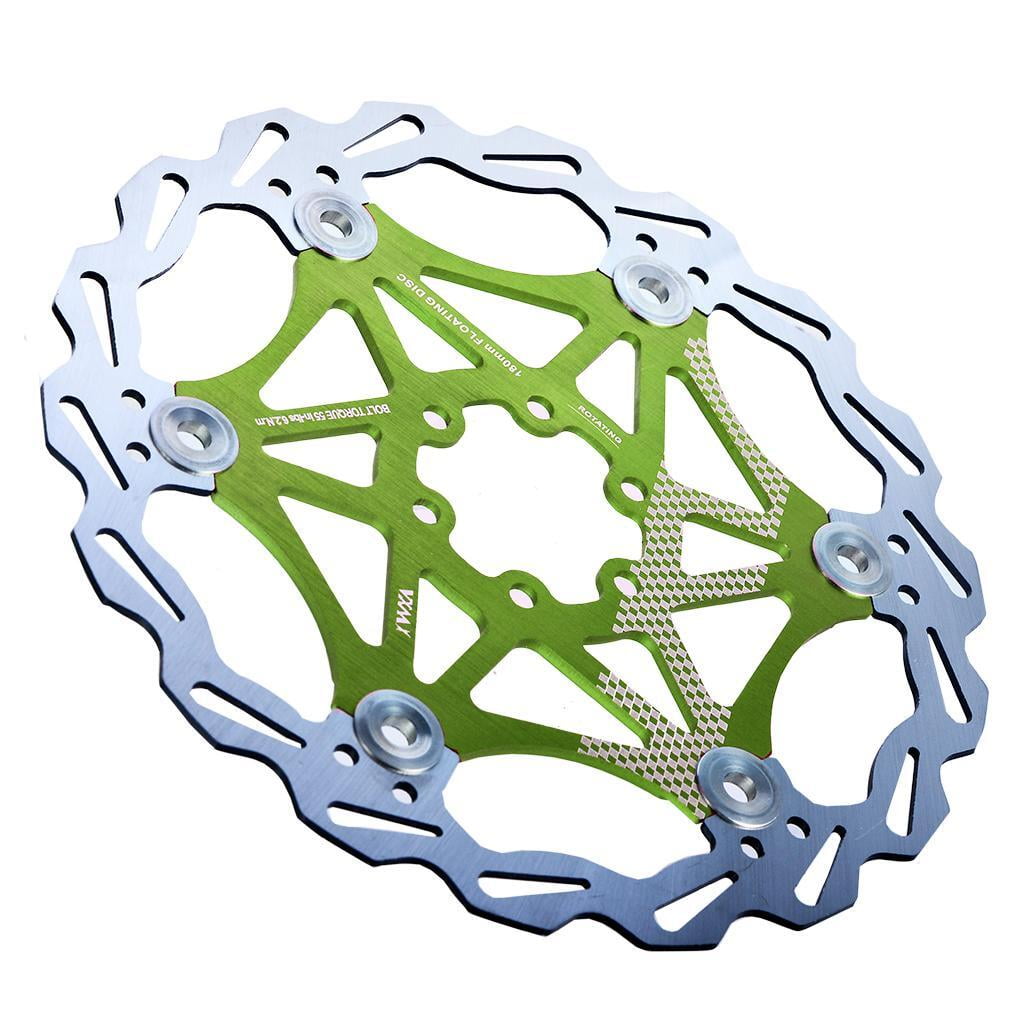 chidgrass 160mm Bicycle Rotor Road Bike Floating Brake Disc Rotors 6 ...