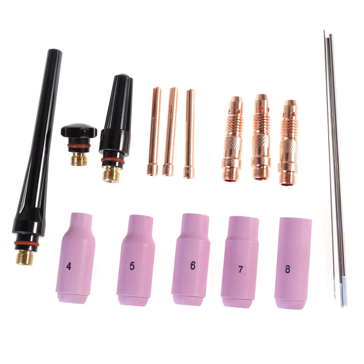 HOOWIFFY Welding Torch Nozzles Tig Lens Kit Amateur Welders Precision ...