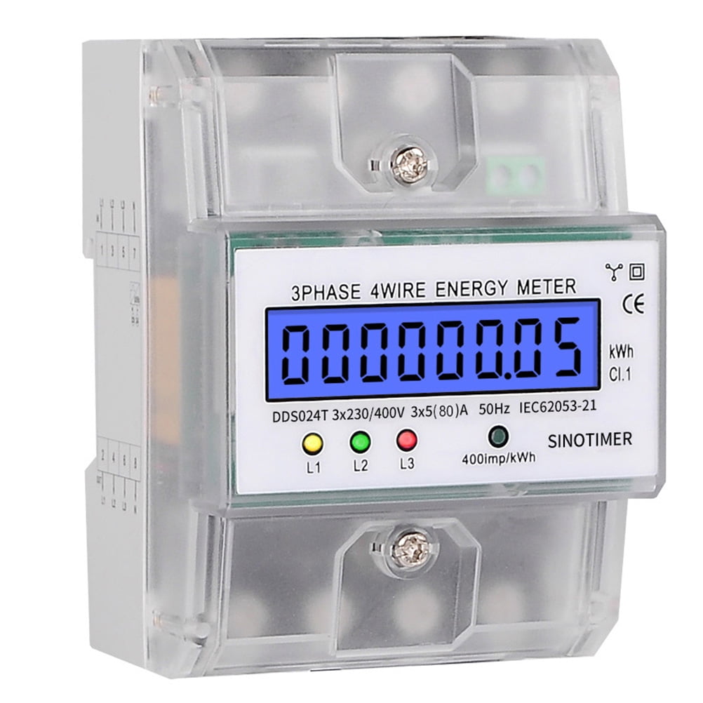 unbranded 1Pc Professional 380V 5-80A 400V Energy Meter LCD Display ...