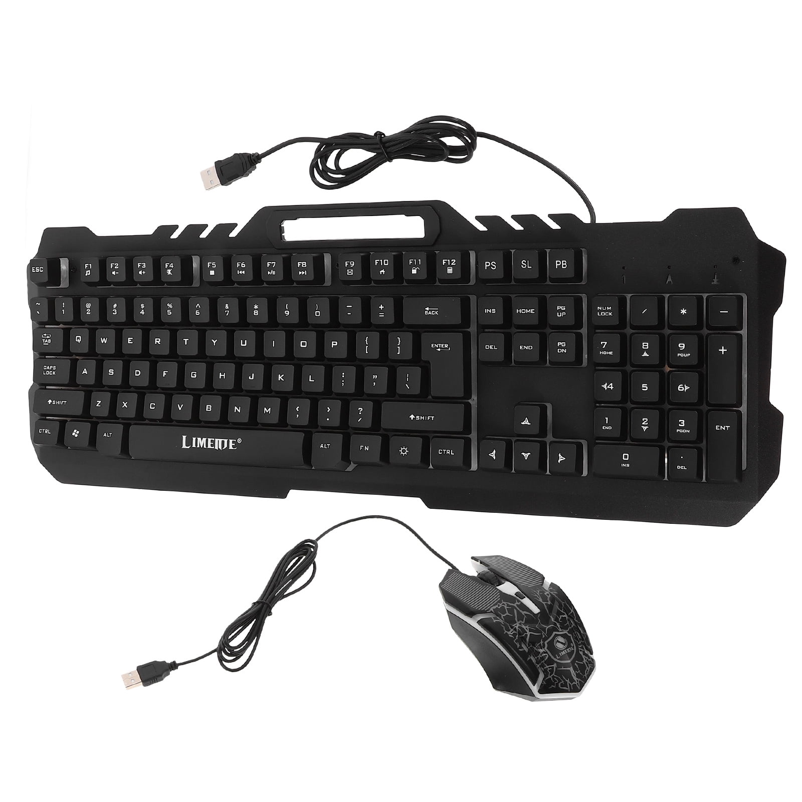 unbranded 1Set Wired Backlit Mechanical Keyboard with Mouse USB Keyboard Comfortable Keyboard ...