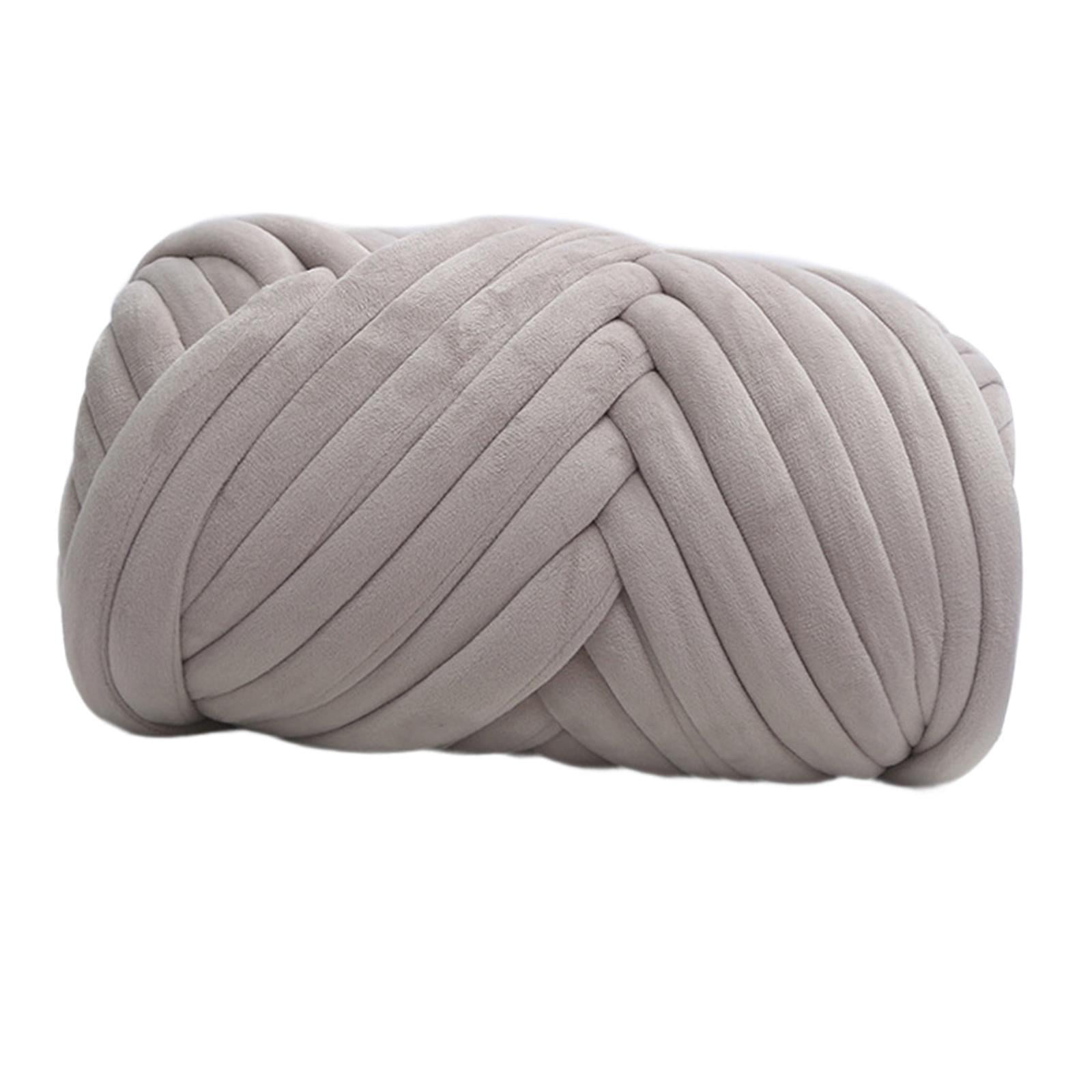 chidgrass 1kg Velvet Chunky Yarn Arm Knitting Rug Making Hand Knit Pet ...
