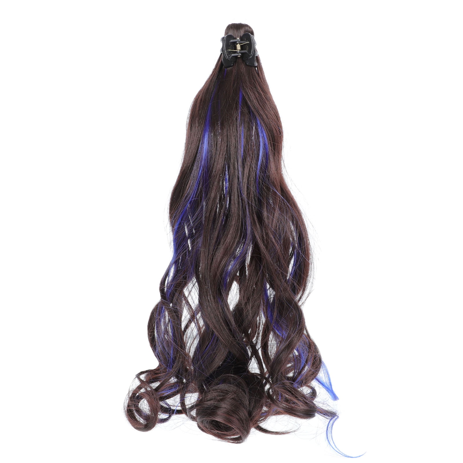 unbranded 1pc Decorative Ponytail Wig Long Curly Fake Hair Daily Wig ...