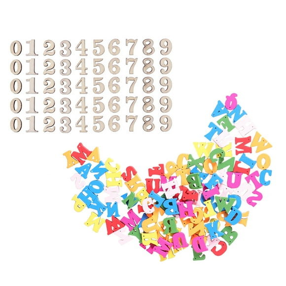 Wooden Letters & Numbers in Wood Crafting - Walmart.com