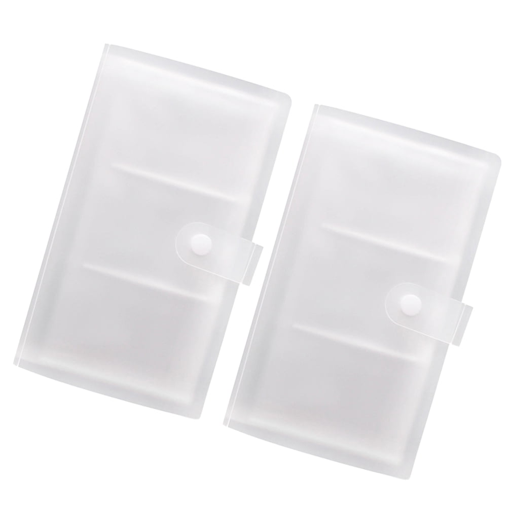 unbranded 2 Books 120 Pockets Clear Photo Album Transparent Picture ...
