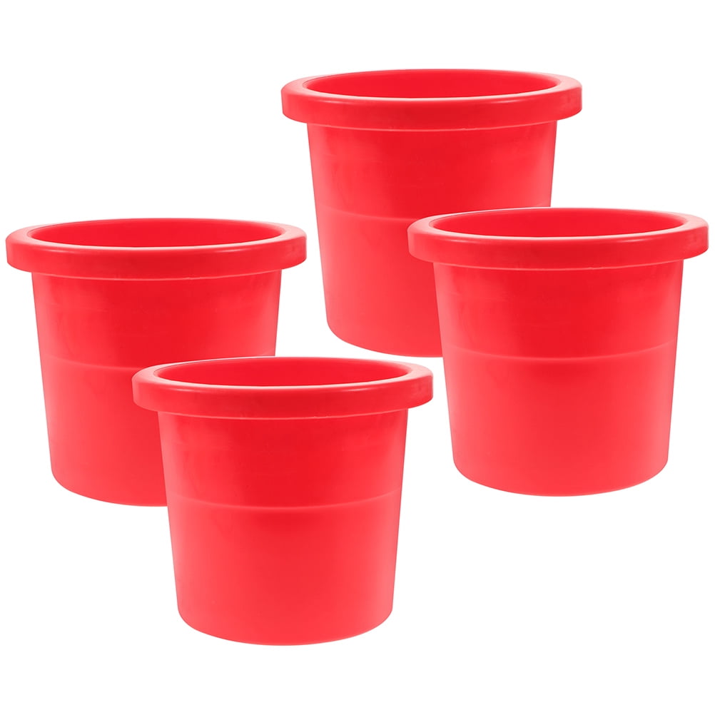 2 Pairs Red Plastic Stilts for Kids Balance Training Toy to Enhance ...