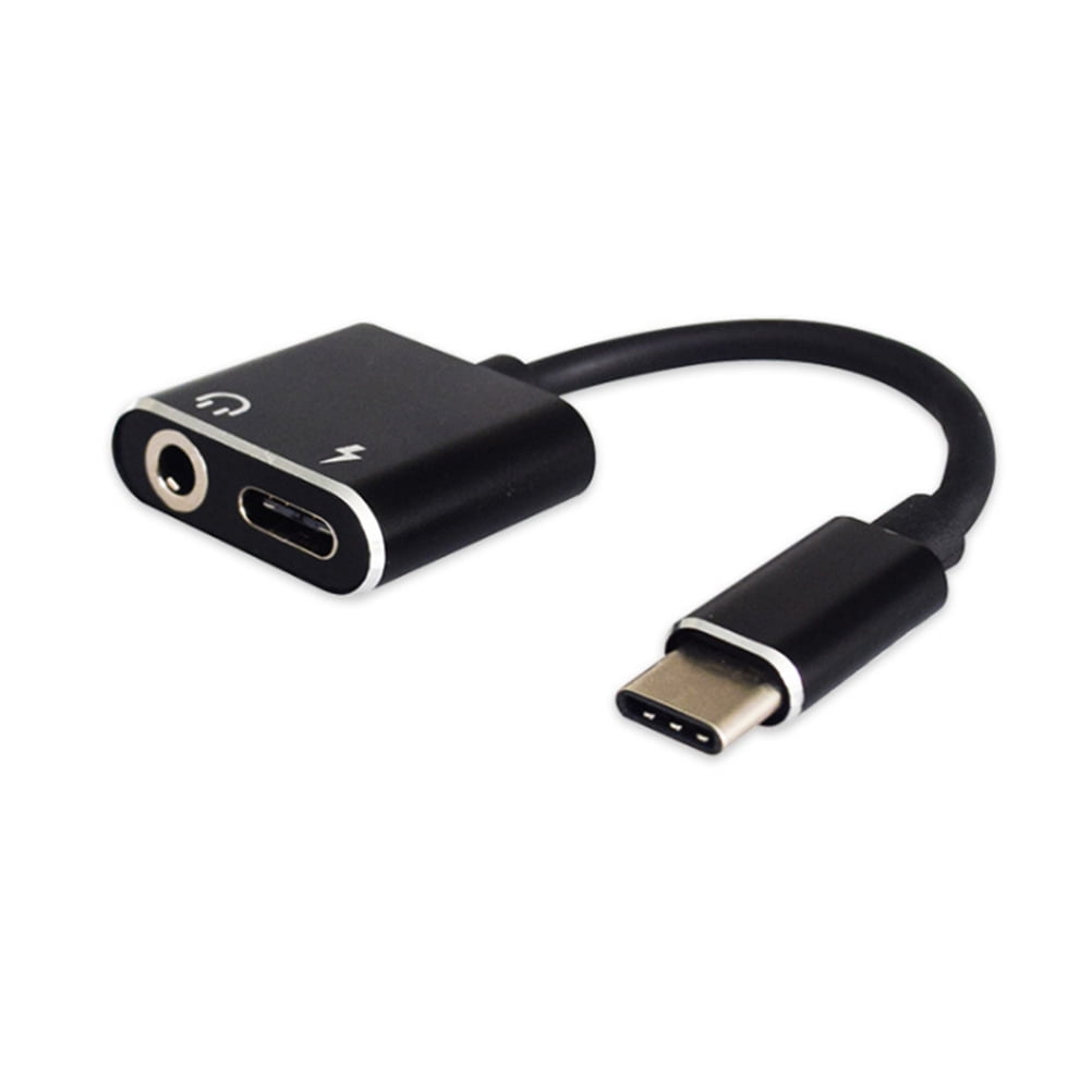 unbranded 2 Pc Type-c Adapter Cable Typec Earbuds USB to Headphone ...