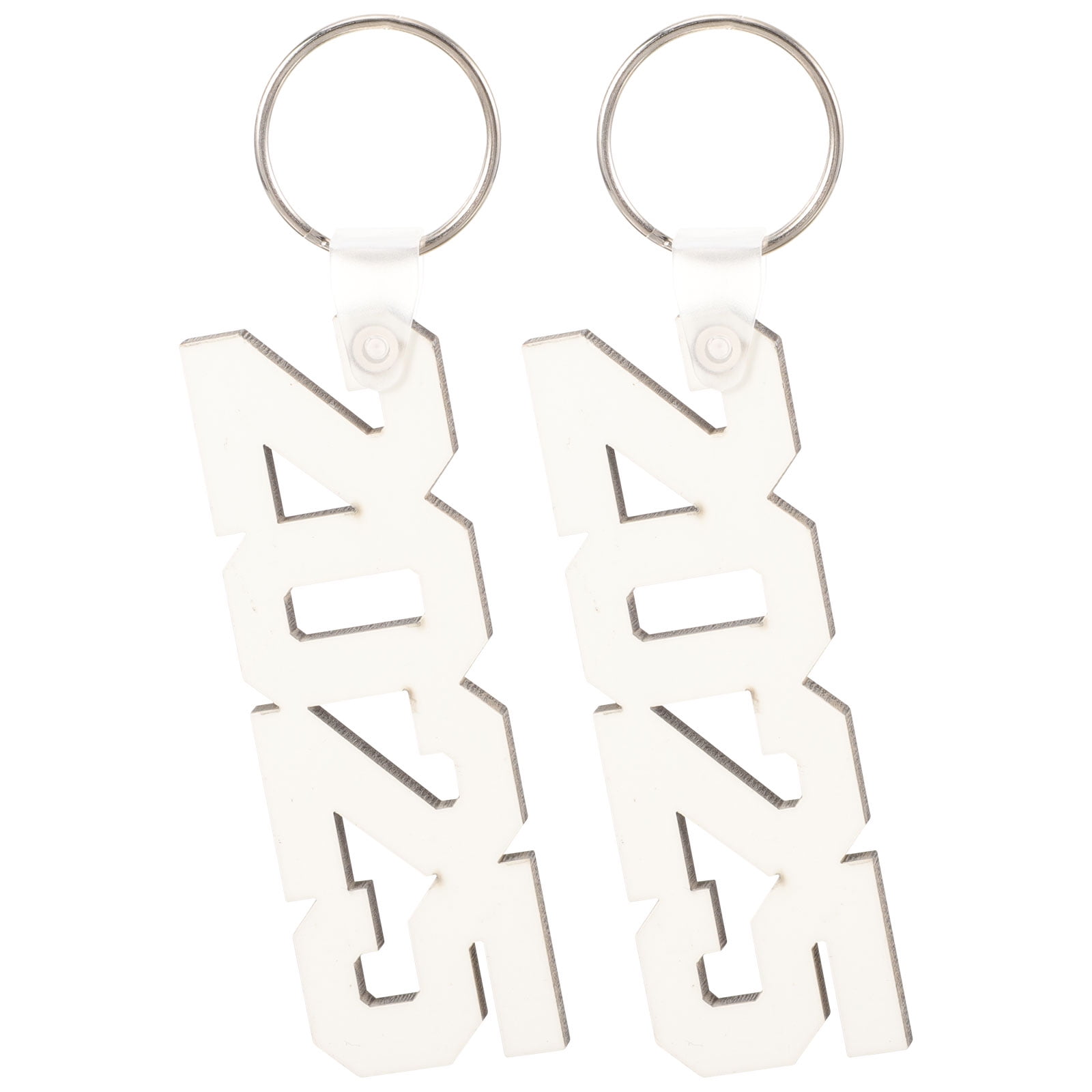 unbranded 2 Pcs Blank Key Ring Keyring Pendant Sublimation Blanks 2025 ...