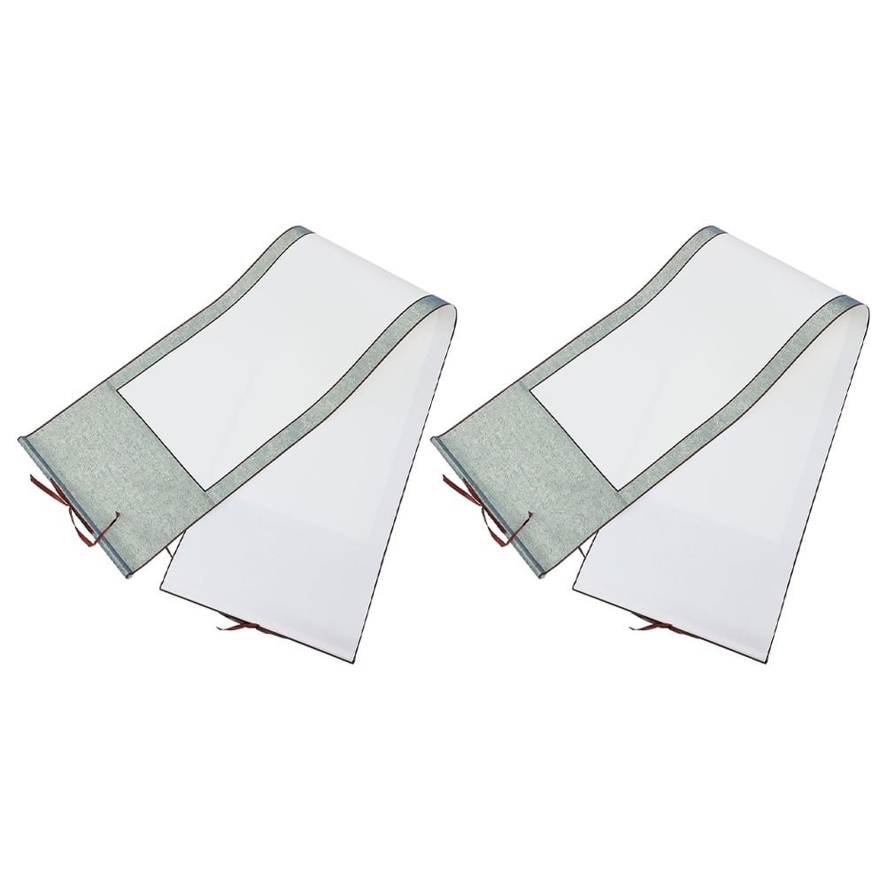 unbranded 2 Pcs Calligraphy Scroll Parchment Paper Art Blank Rice ...