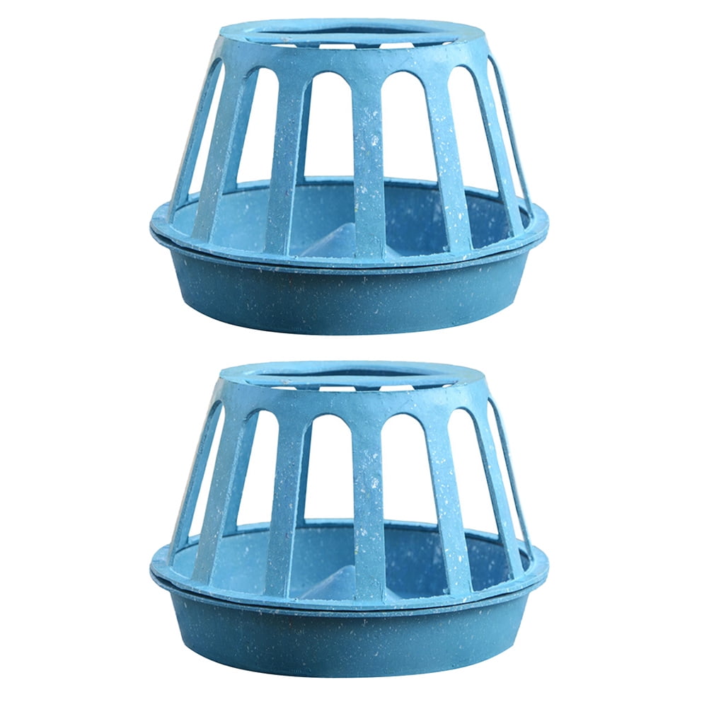 unbranded 2 Pcs Chick Food Basin Feeding Trough for Chicken Feeder ...