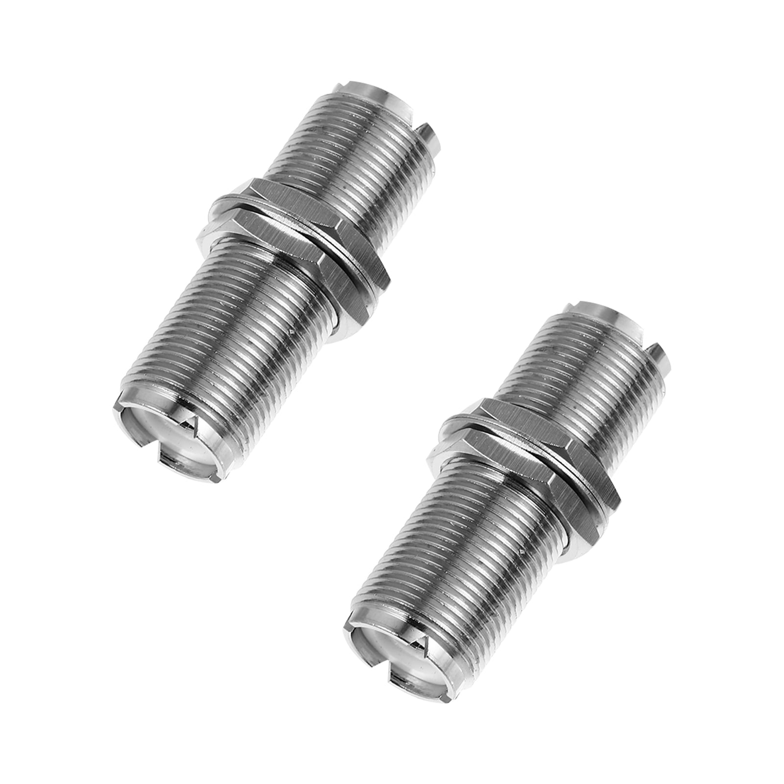 unbranded 2 Pcs Coax Coupler Coaxial Cable F to Holder Spade Connectors ...