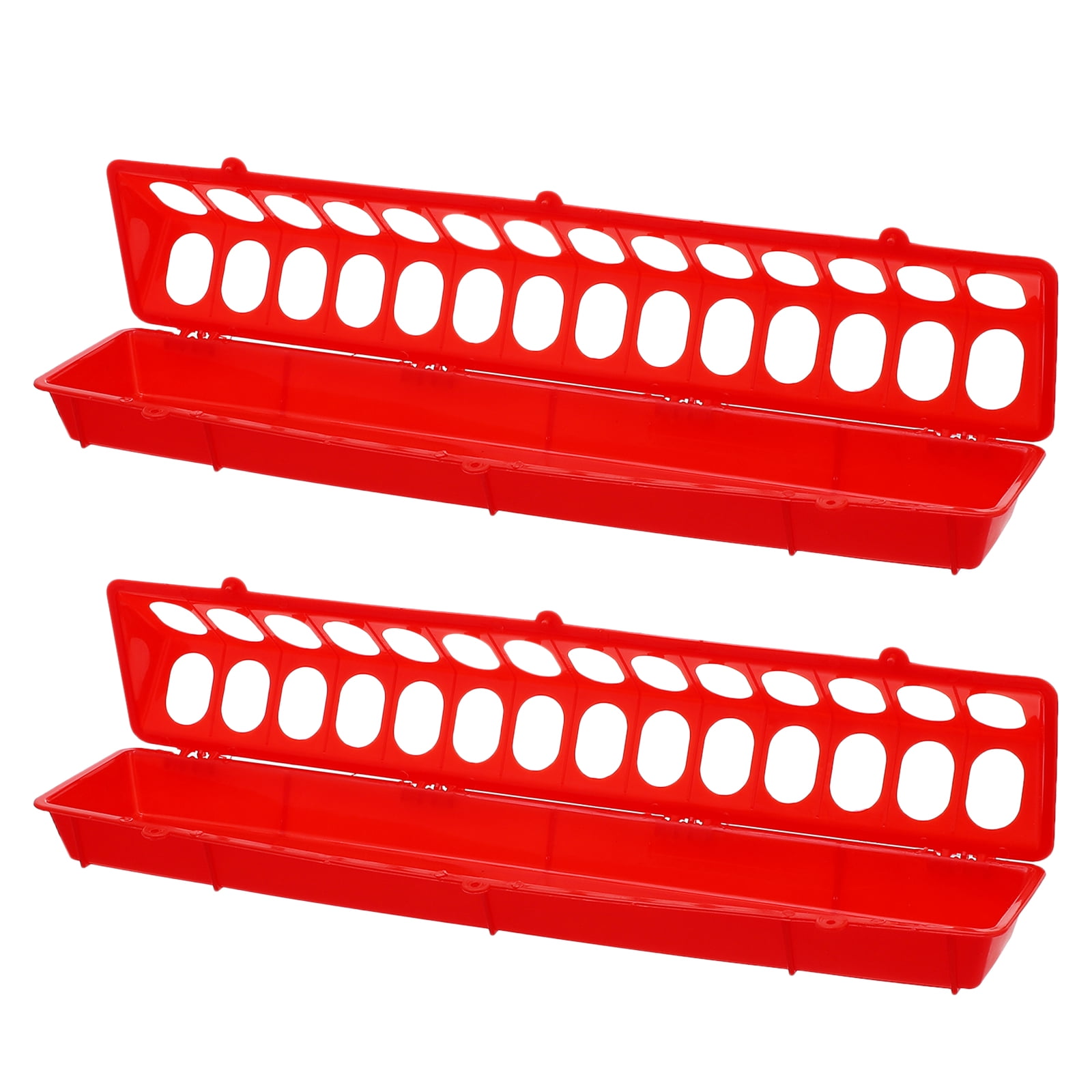 unbranded 2 Pcs Coop Bird Feeders for outside Pigeon Food Box Feeding ...
