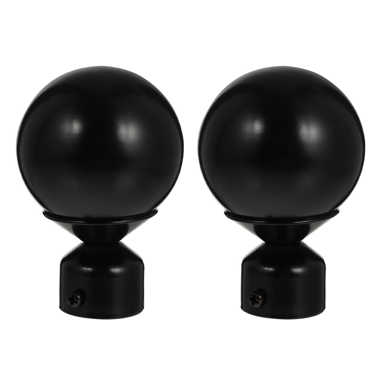 unbranded 2 Pcs Curtain Rod End Caps Only Roman Head Decoration Pole ...