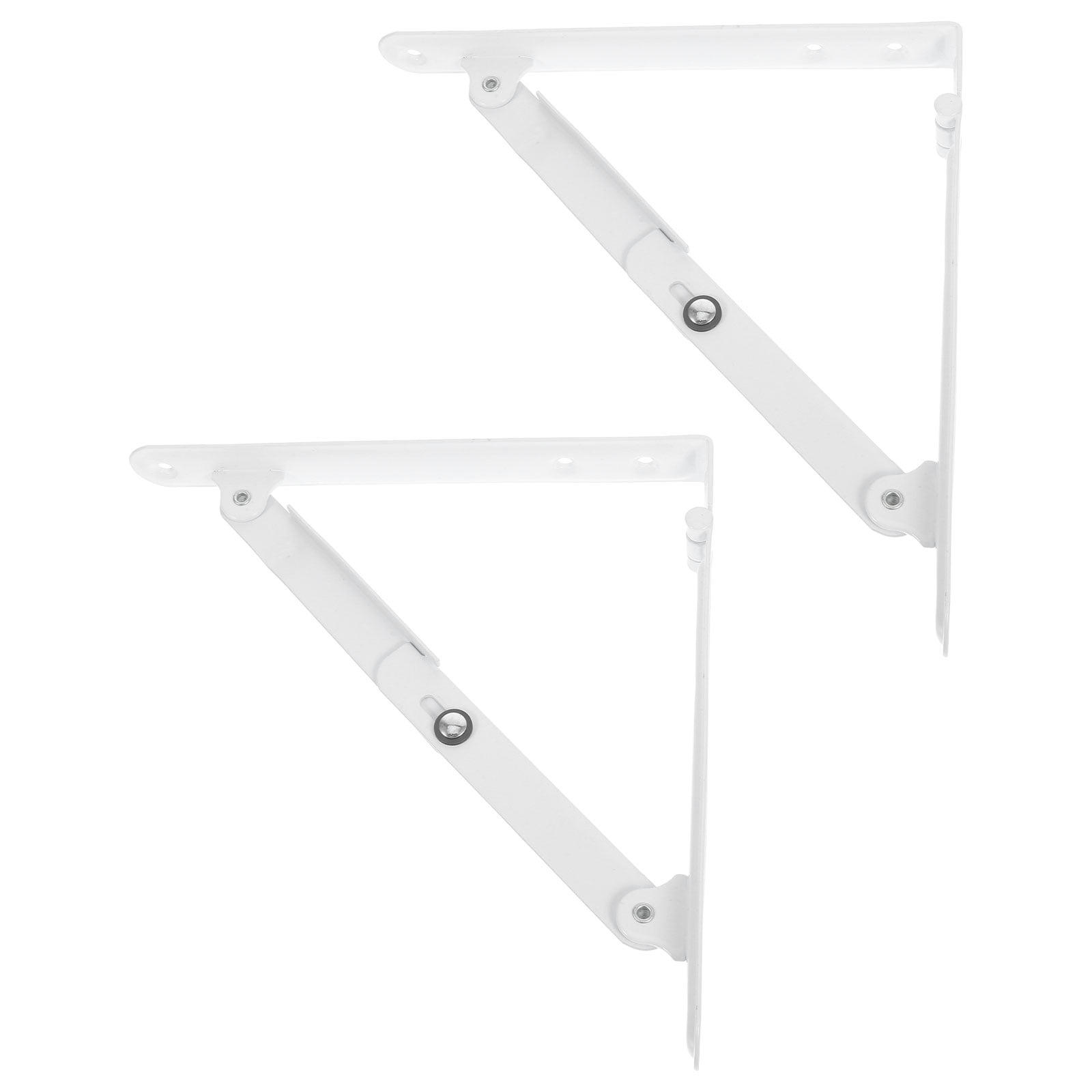 LITINKIMI Folding Triangle Support Bracket Wall Mounted Hardware 2Pcs 8 ...