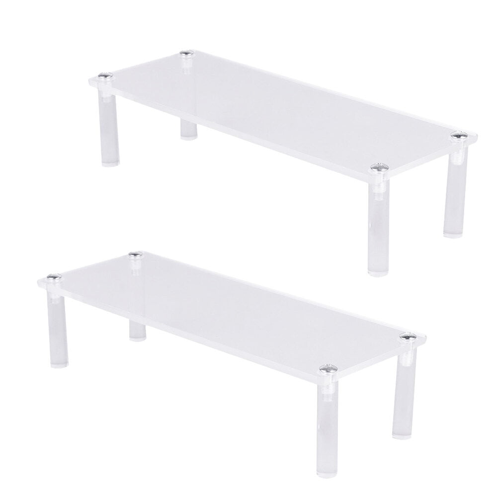 unbranded 2 Pcs Display Stand Laptop Standing Desk Converter Stackable ...