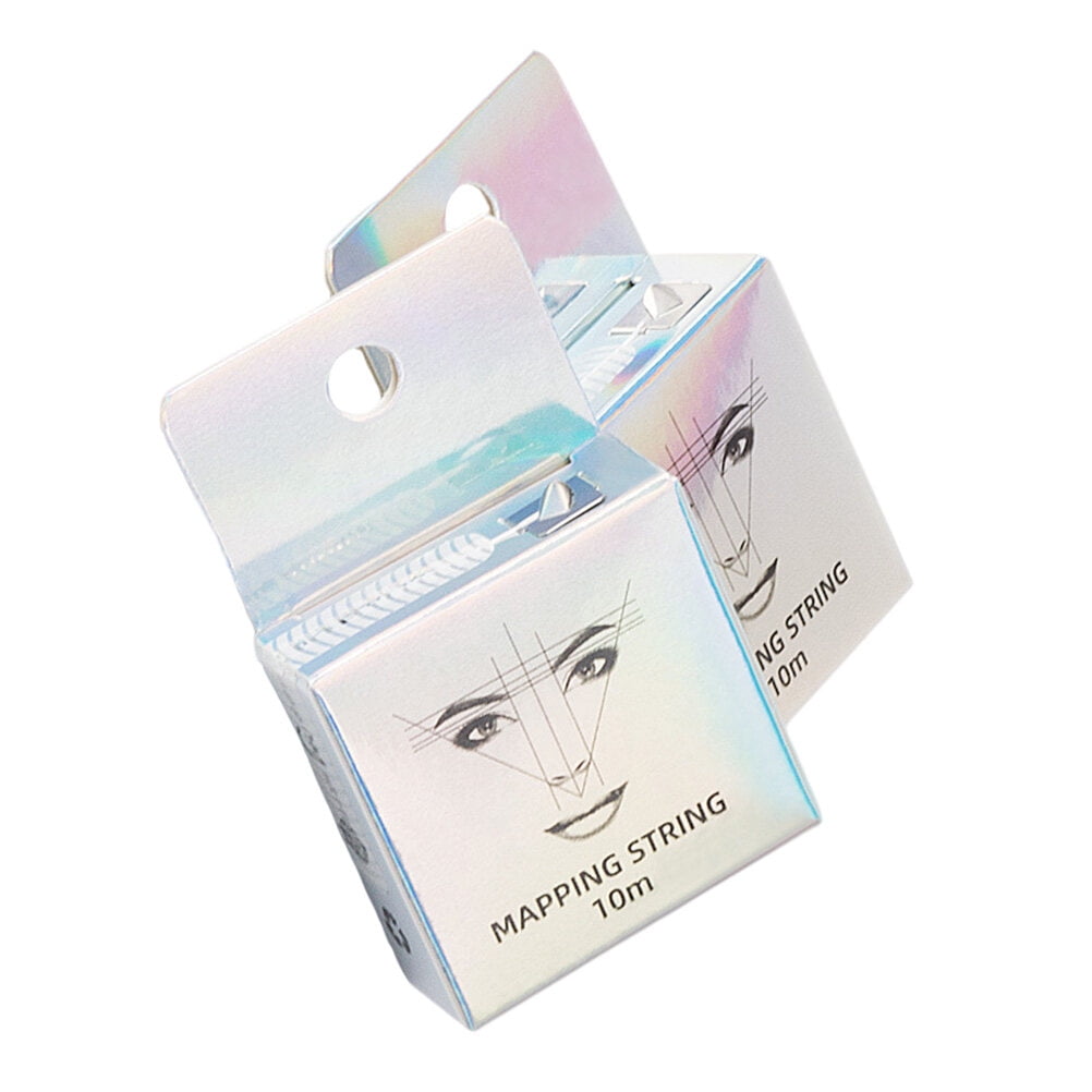 unbranded 2 Pcs Eyebrow Positioning Line Kit Mapping Thread White Blade ...