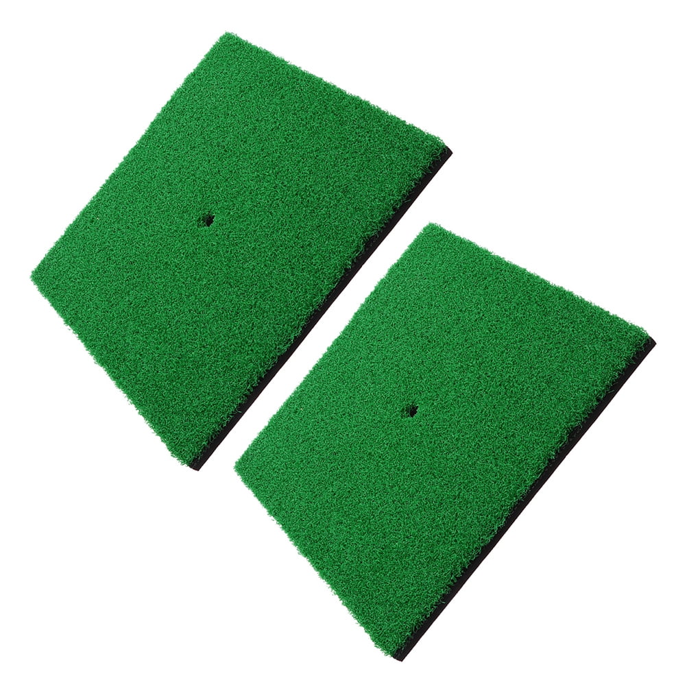 unbranded 2 Pcs Golf Simulator Training Pad Office Mat Short-range Shot ...