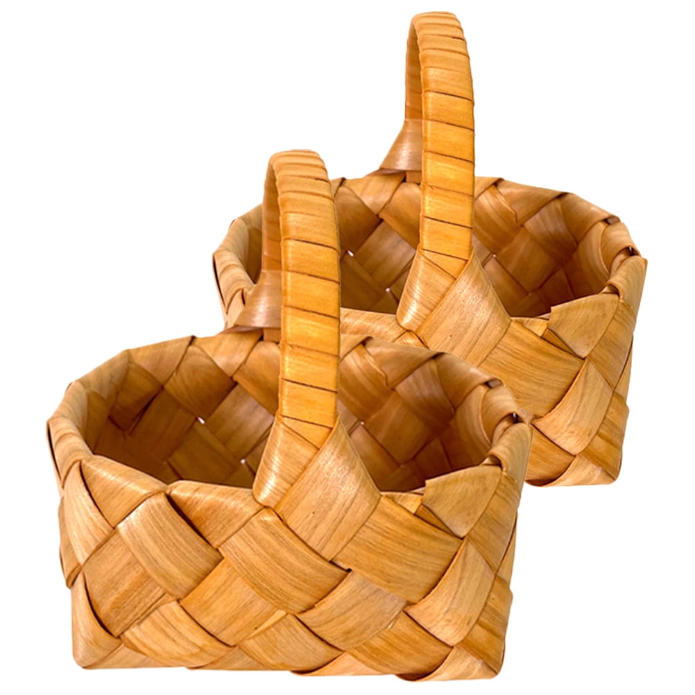 SHOWERORO Arrangement Baskets Light Brown Decoration for Hotels 2Pcs 6 ...