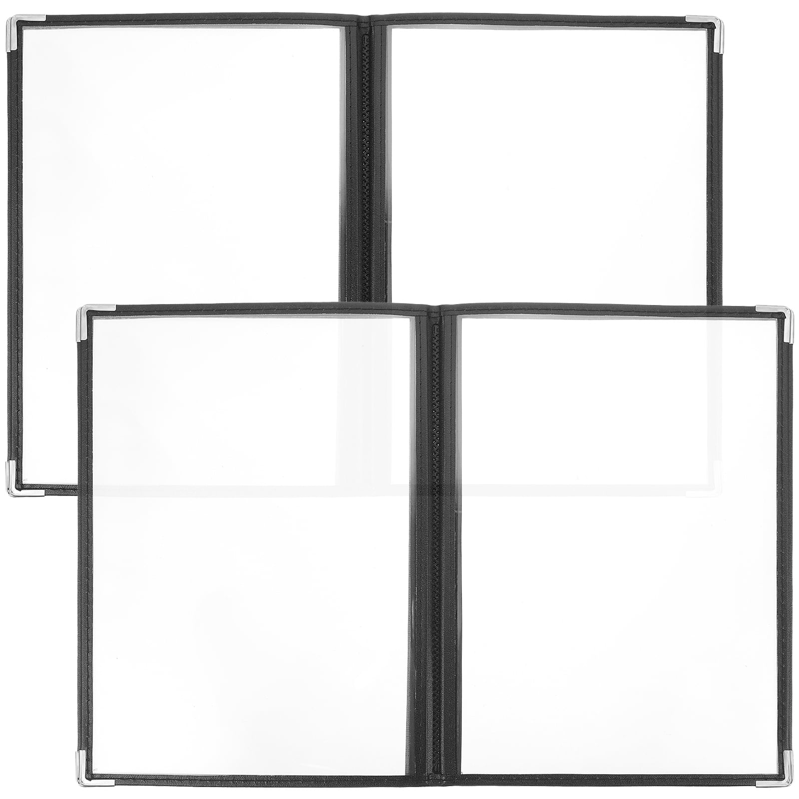 unbranded 2 Pcs Holder Recipe Folder Menu Case PVC Binder Baby ...