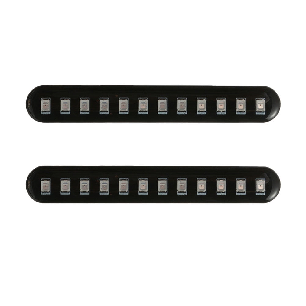 unbranded 2 Pcs LED Light Bar License Plate Light Motorcycle Light Bar ...