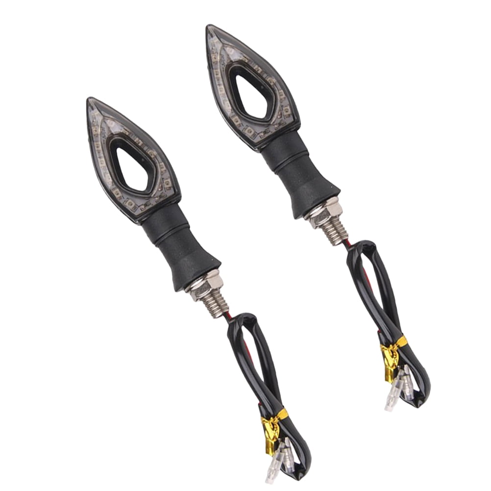 unbranded 2 Pcs Motorcycle Turning Signal Lamp LED Lights Indicators ...