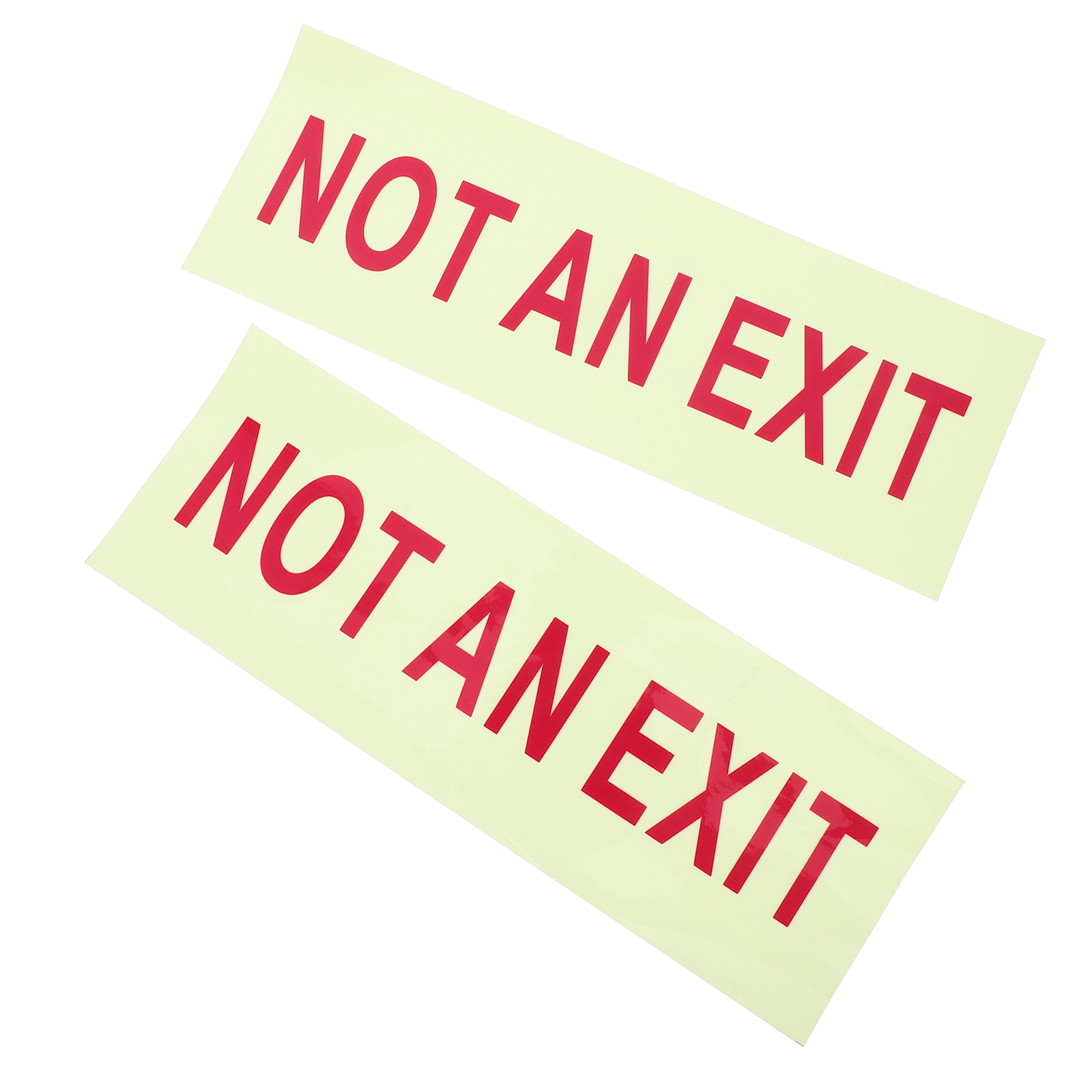 unbranded 2 Pcs Non-export Sign Funny Office Signs Restroom Open Closed ...