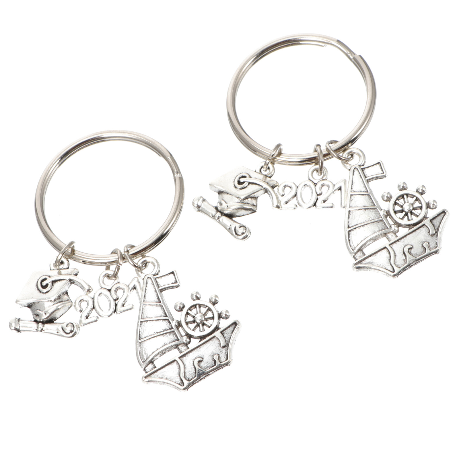 unbranded 2 Pcs Pipe Cover Handlebars Graduation Season Keychain ...