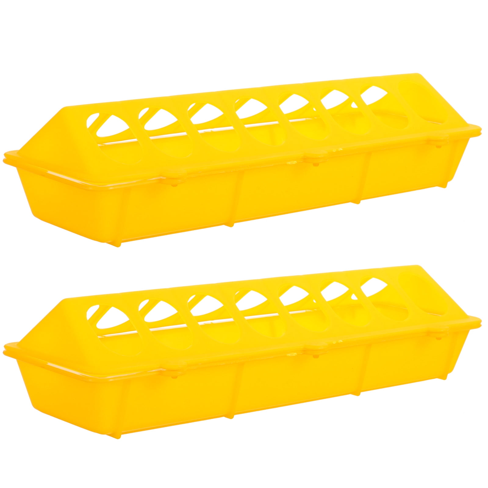 unbranded 2 Pcs Plastic Pigeon Feeder Wild Bird Chicken Feeders No ...