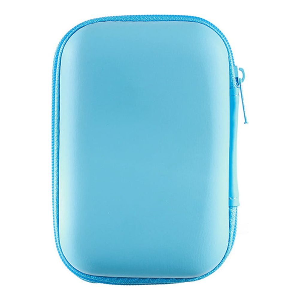 unbranded 2 Pcs Portable Hard Drive Case Phone Pouches Headphone ...