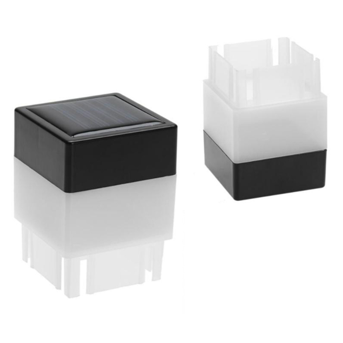 unbranded 2 Pcs Post Cap Fixture Flickering Garden Patio Lights 6.7X5 ...