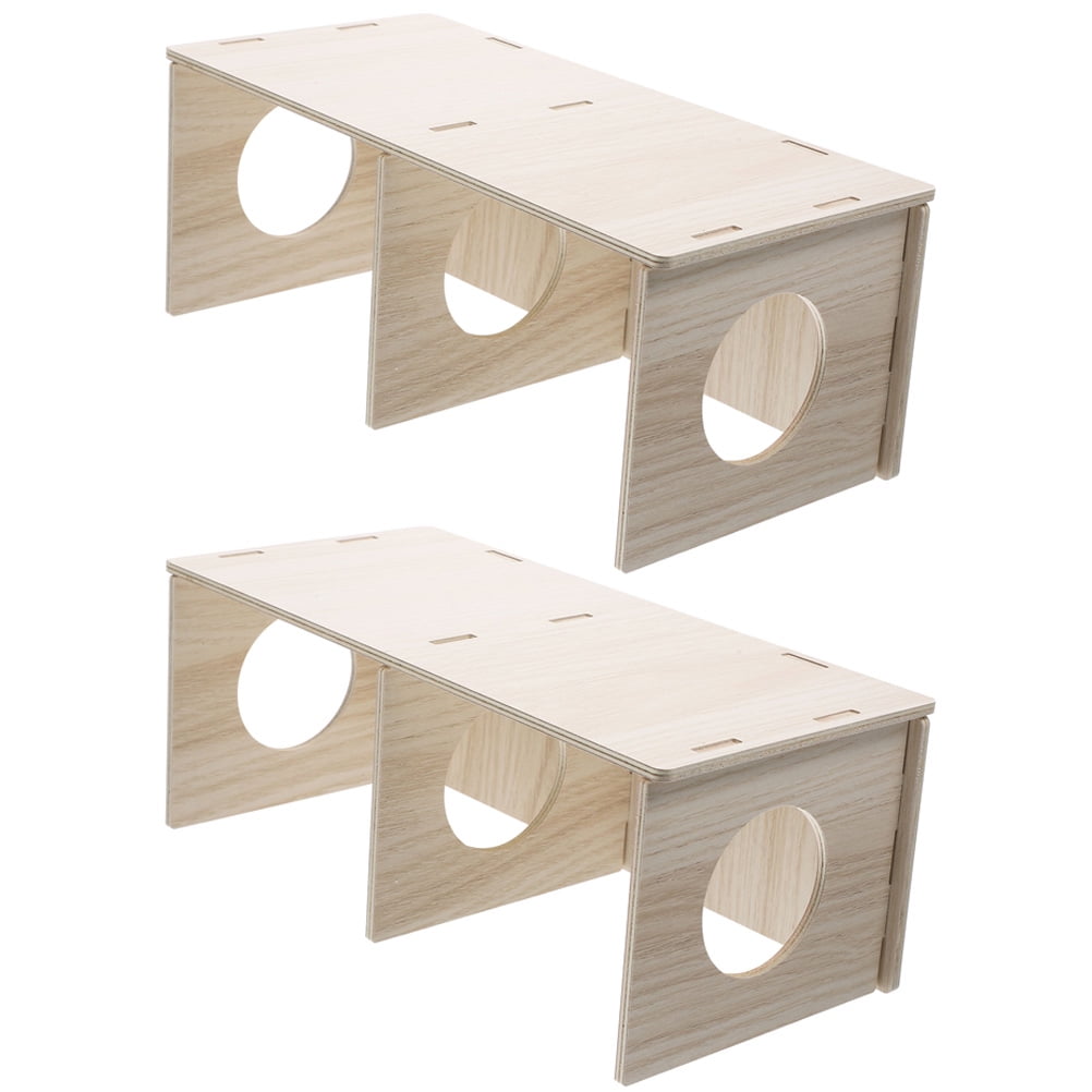 Masteelf 2Pcs Biting Resistant Hamster Cabin for Indoor Play and Rest ...