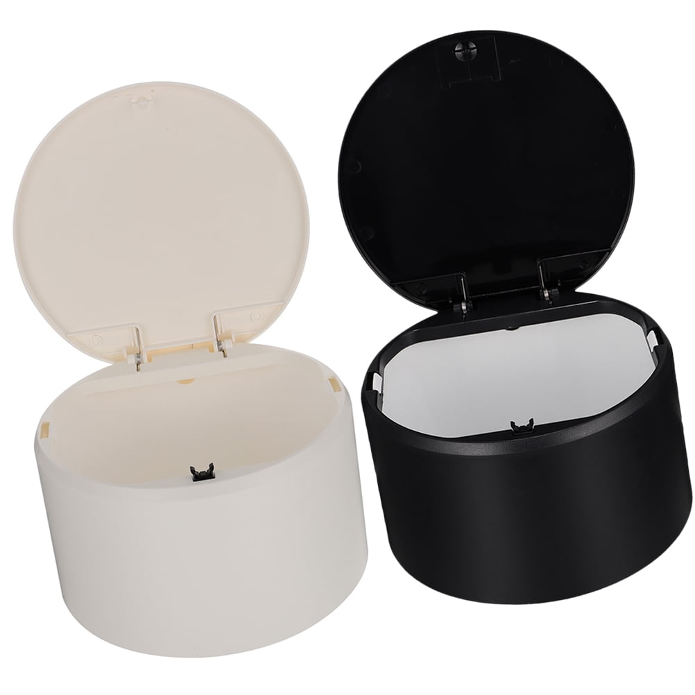 unbranded 2 Pcs Recycle Garbage Mini Trash Can Easy to Clean Pressing ...