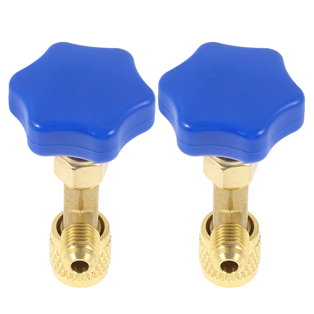 WHAMVOX Dark Blue Brass Safety Valve for Car Air Conditioning Universal ...