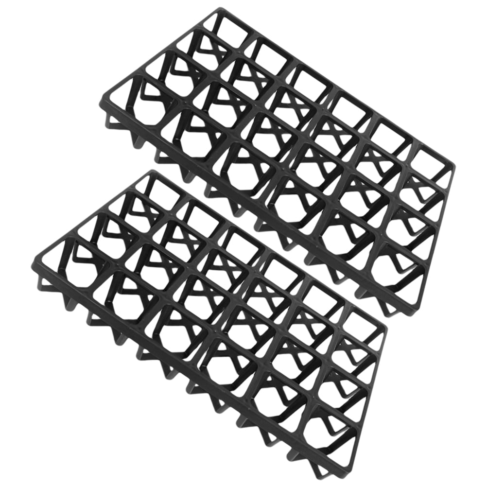 WHAMVOX Black Plastic Germination Tray Racks for Storage Use with 24 ...