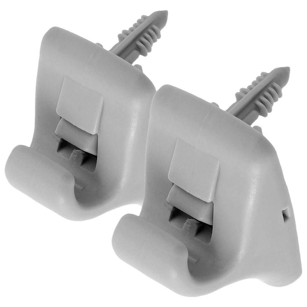 FONDOTIN 2Pcs Sun Visor Support Clip Retainer Grey Car Sunshade Fixing ...