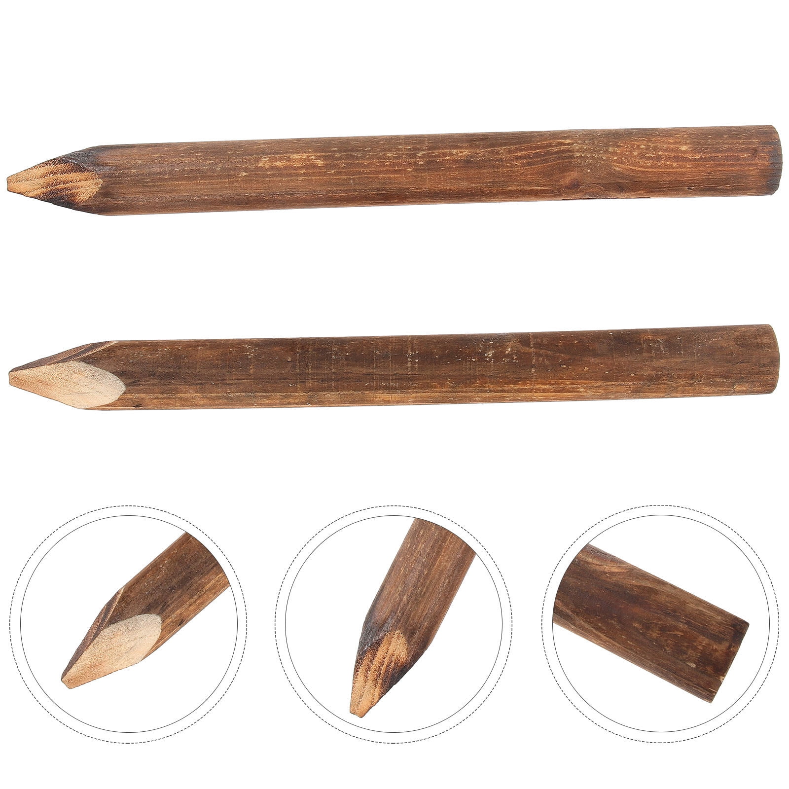 unbranded 2 Pcs Tree Support Frame Garden Stakes Fence Border Edging ...