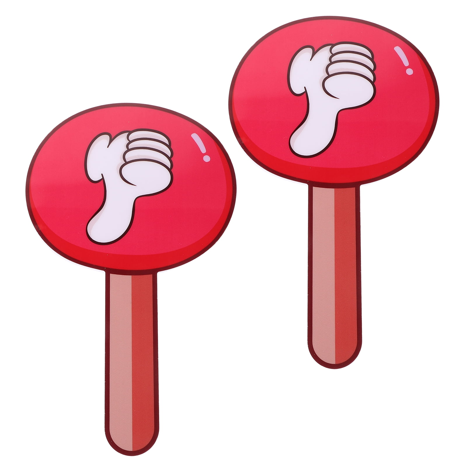 unbranded 2 Pcs Whiteboard Paddles Thumbs Hand Holding Sign - Walmart.com