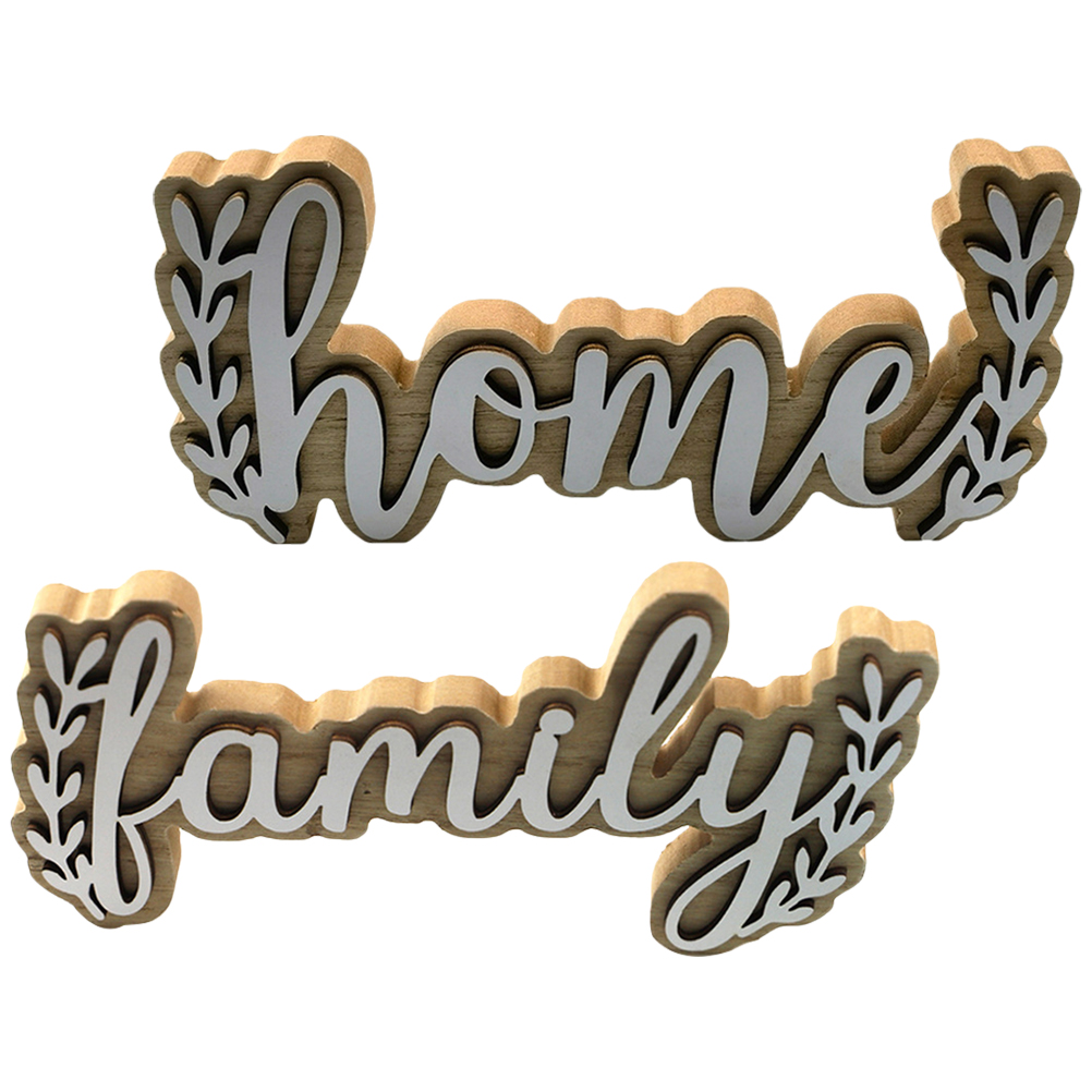 unbranded 2 Pcs Wooden English Alphabet Letters for Bulletin Board ...