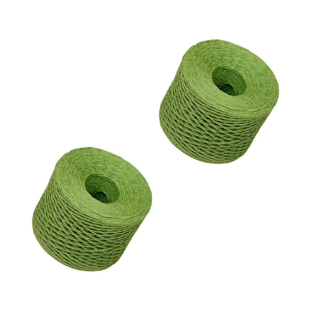 unbranded 2 Roll 200M Raffia Paper Ribbon Craft Packing Paper Twine ...