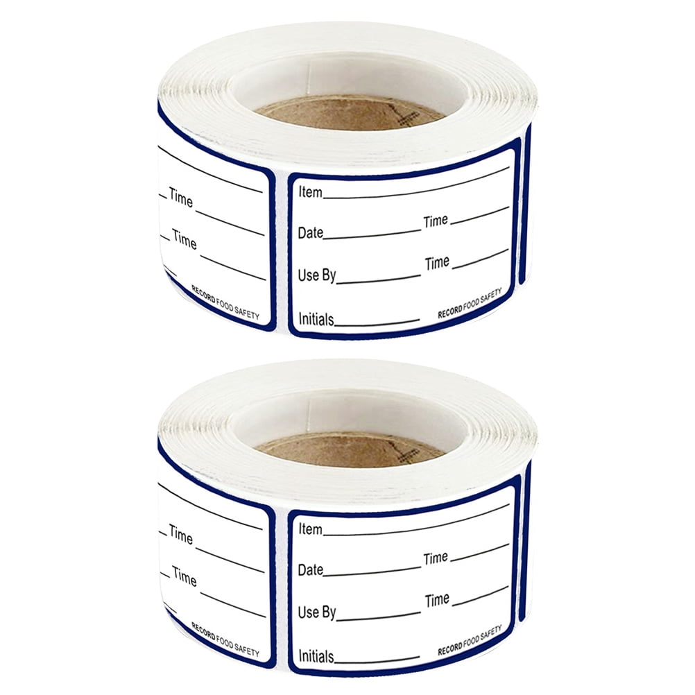 unbranded 2 Rolls Date: Stick Label Removable Freezer Labels Food ...