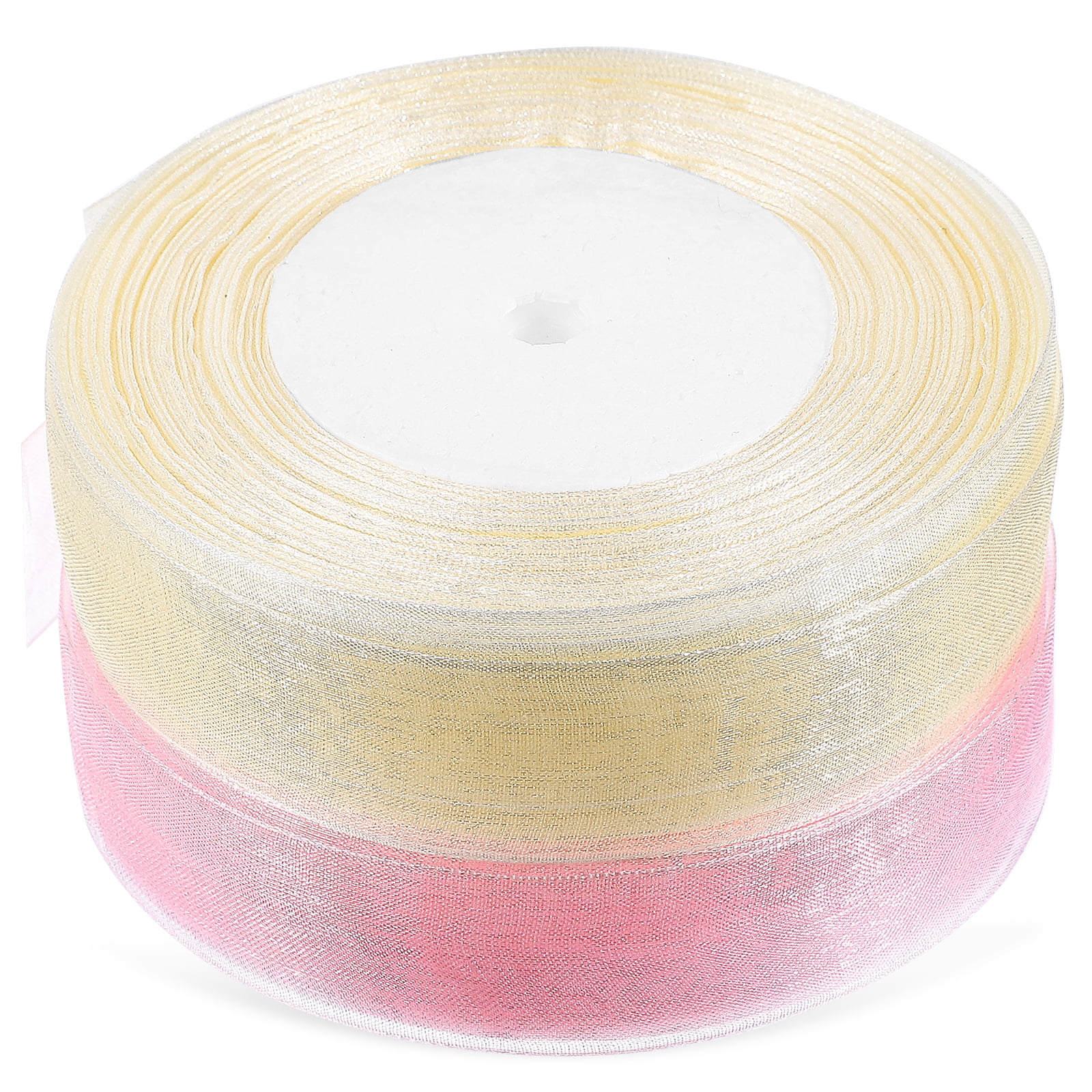 unbranded 2 Rolls of Ribbons Transparent Ribbons Clothing Decor Gift ...