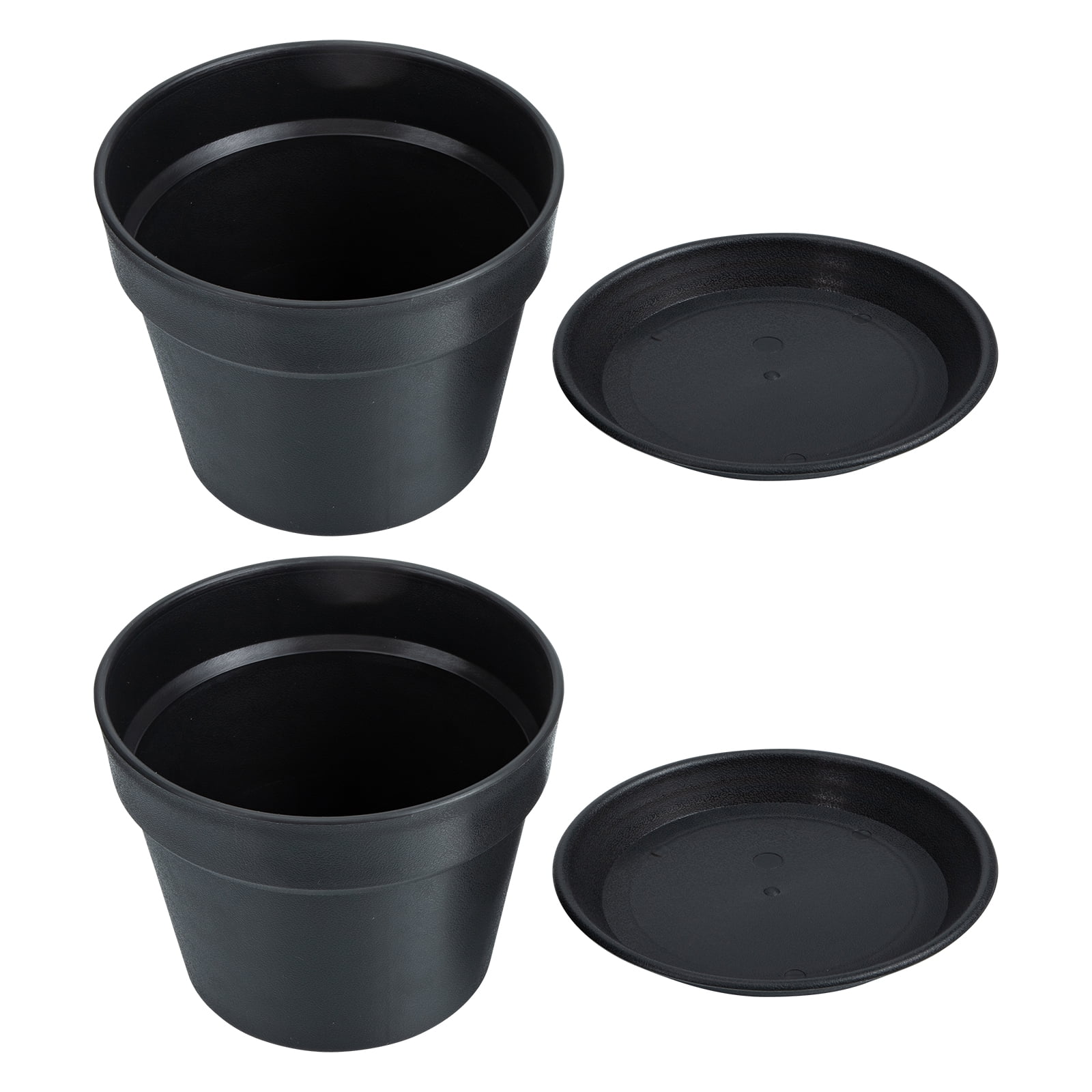 unbranded 2 Sets Artificial Ceramic Lookwith Tray Fashion Flower Pots ...