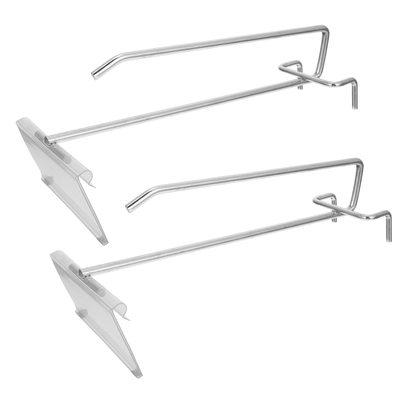 unbranded 2 Sets Basket Tags Goods Display Rack Hooks Supermarket Shelf ...
