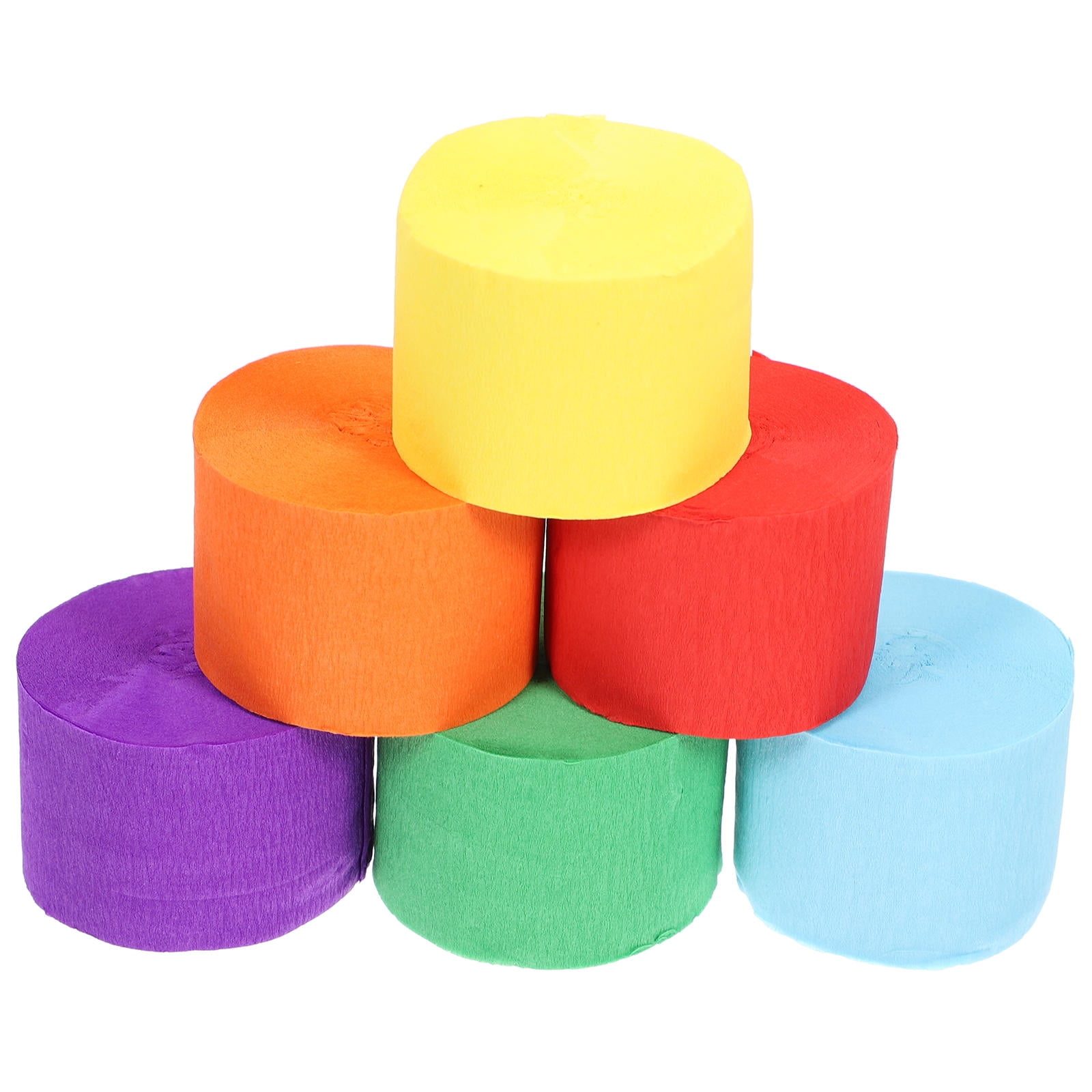 unbranded 2 Sets Birthday Backdrop Colored Crepe Paper Decoration ...