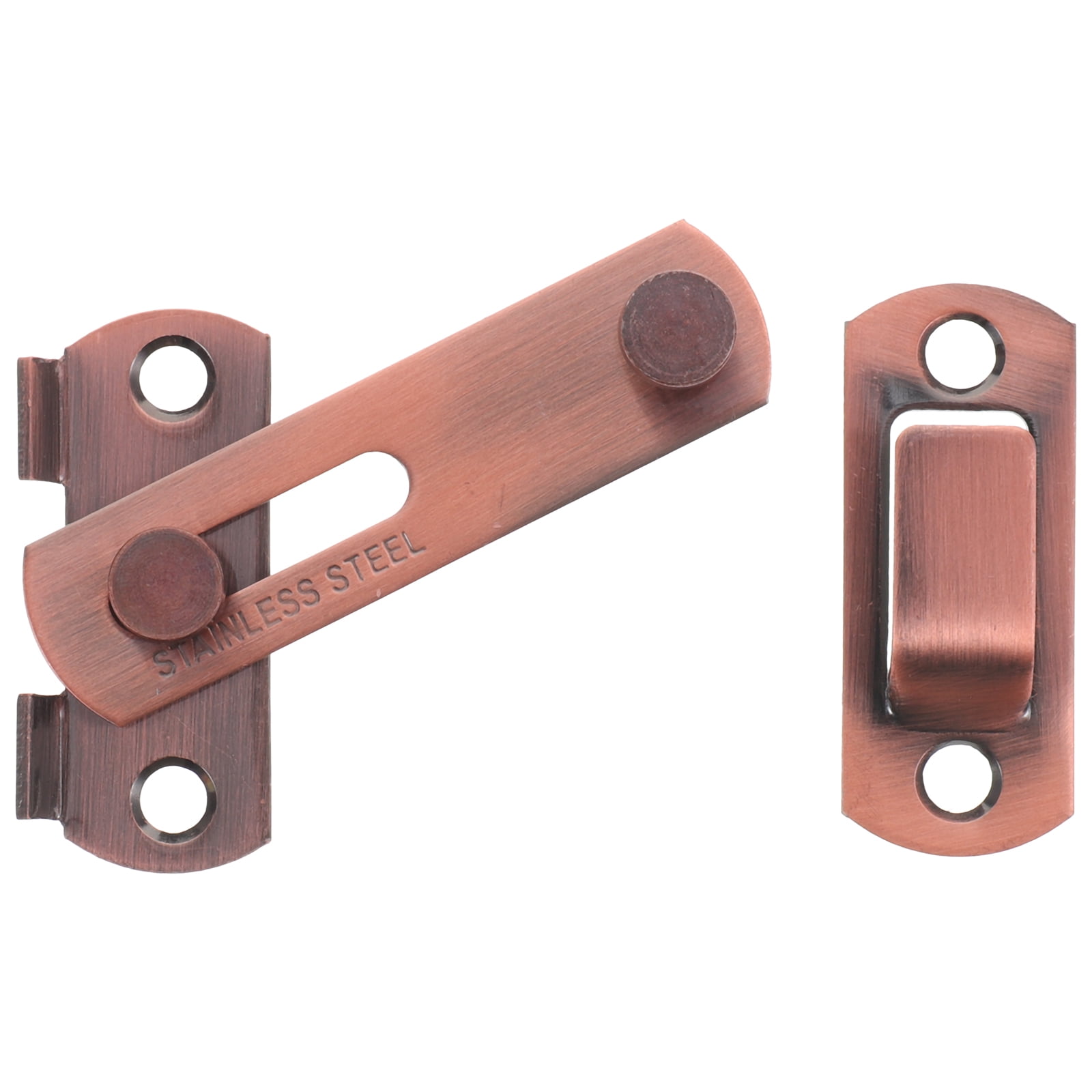 unbranded 2 Sets Gate Latch with Lock Flat Door Buckle Pet Gate Latch ...