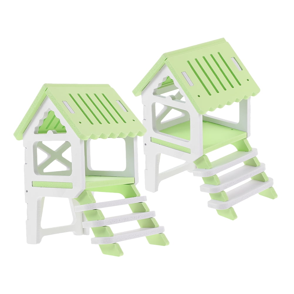 unbranded 2 Sets Hamster Hideout Rabbit Castle Chinchillas Hideaway ...