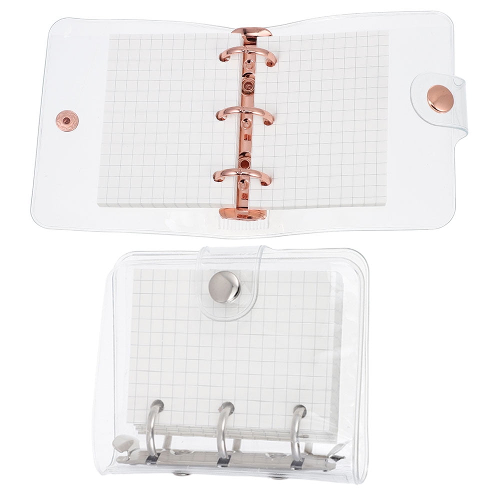 unbranded 2 Sets Mini Notebook Practical PVC Student Travel - Walmart.com